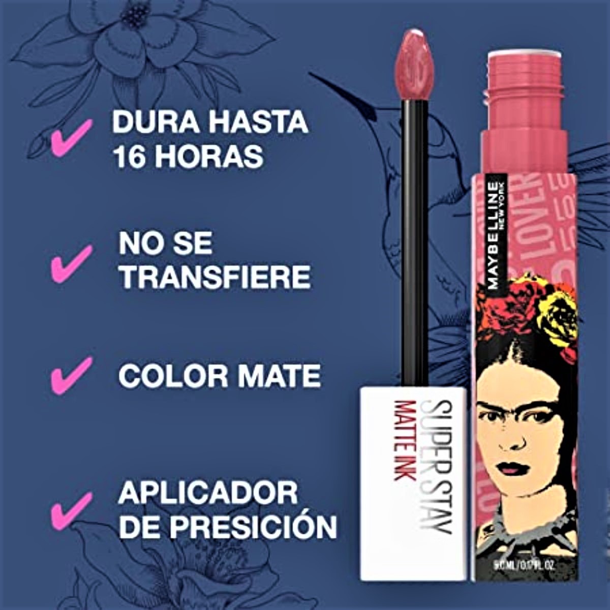 Labial Líquido Maybelline Super Stay Matte Ink Lover 15 | DelSol