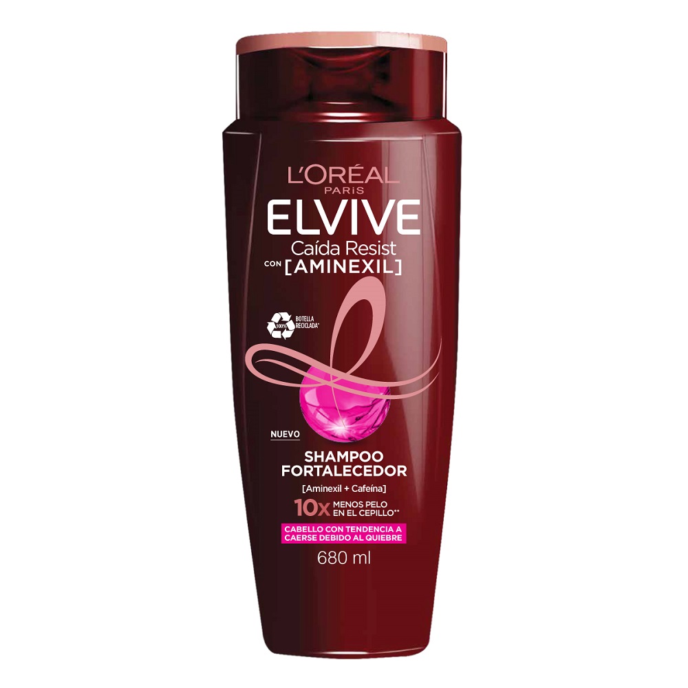 Shampoo L'Oreal Elvive Caída Resist con Aminexil 680 ml | DelSol