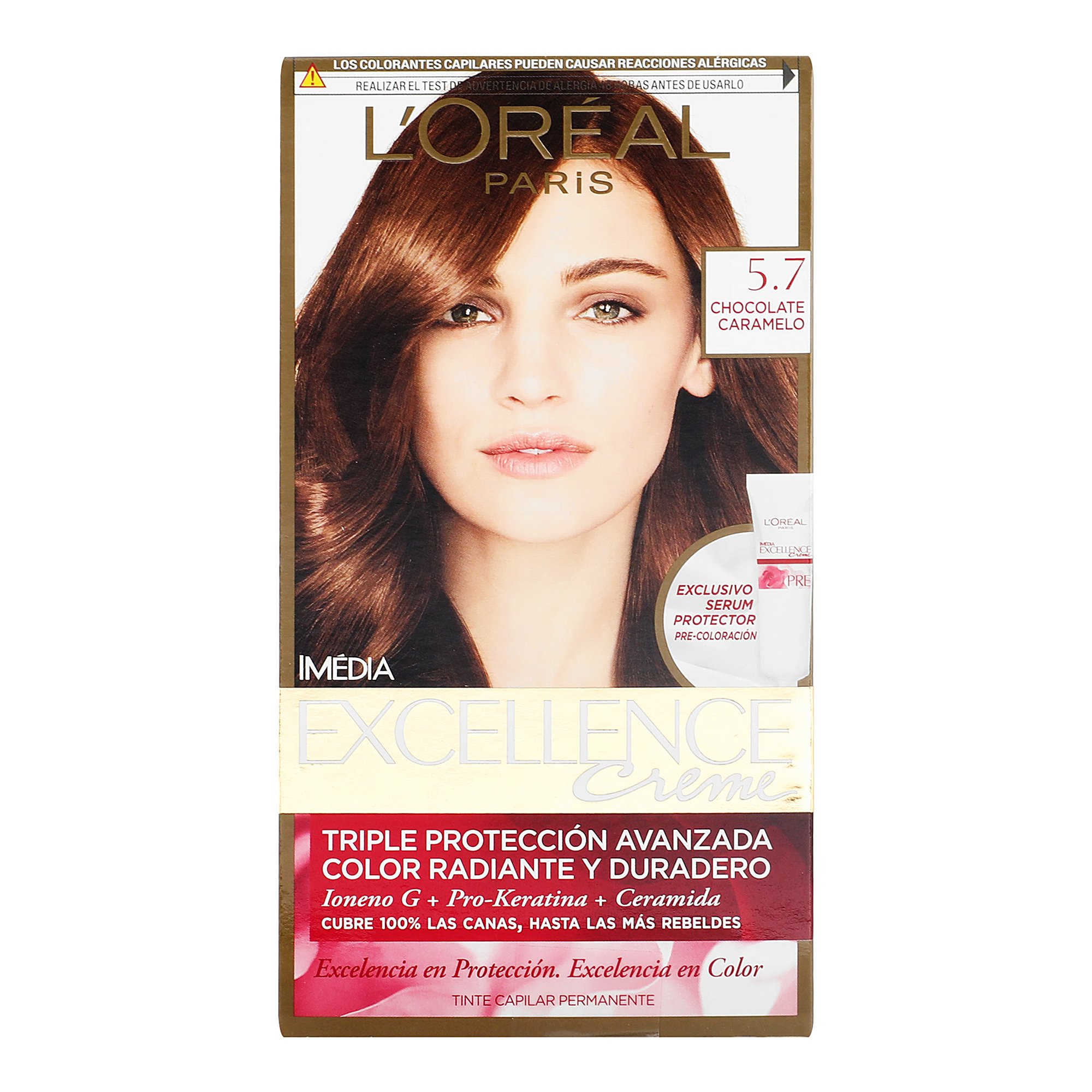 Tinte para Cabello L'Oreal Imedia Excellence Creme 5.7 Chocolate ...