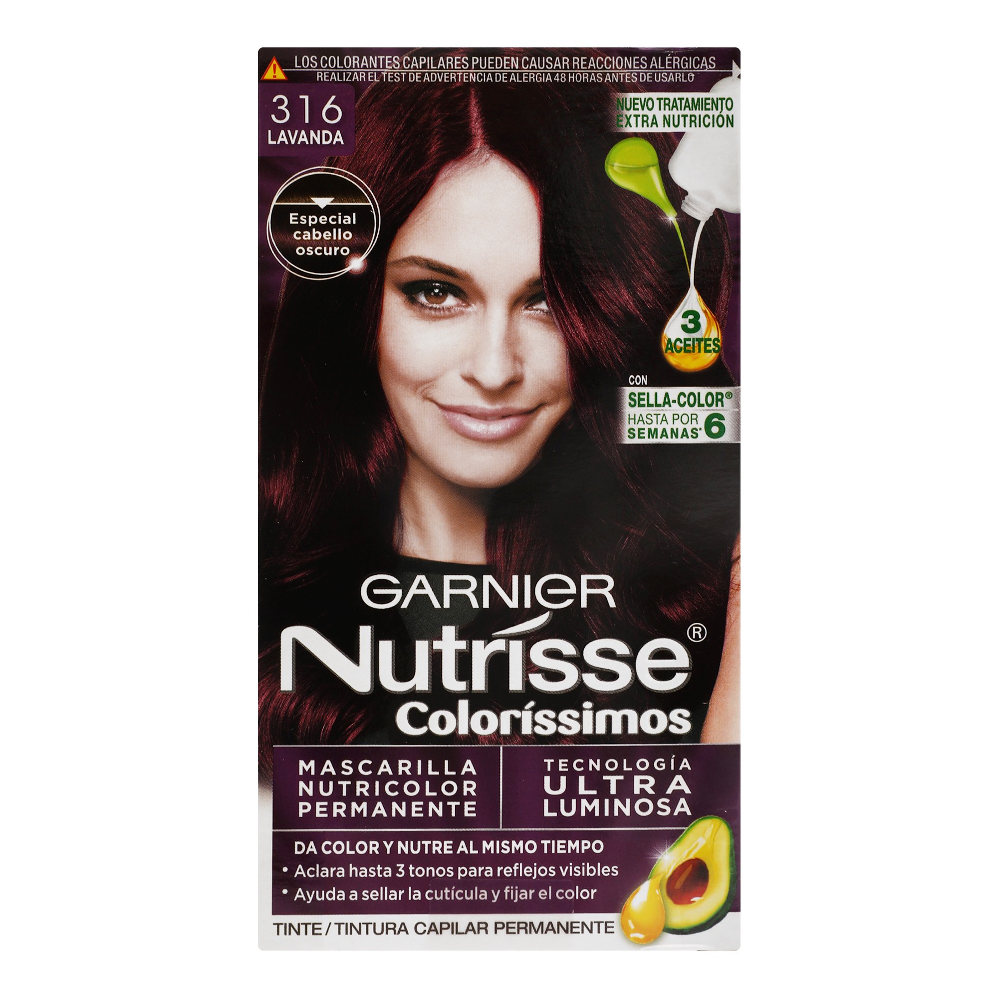 Tinte Nutrisse Colorisismo 316 Lavanda | DelSol