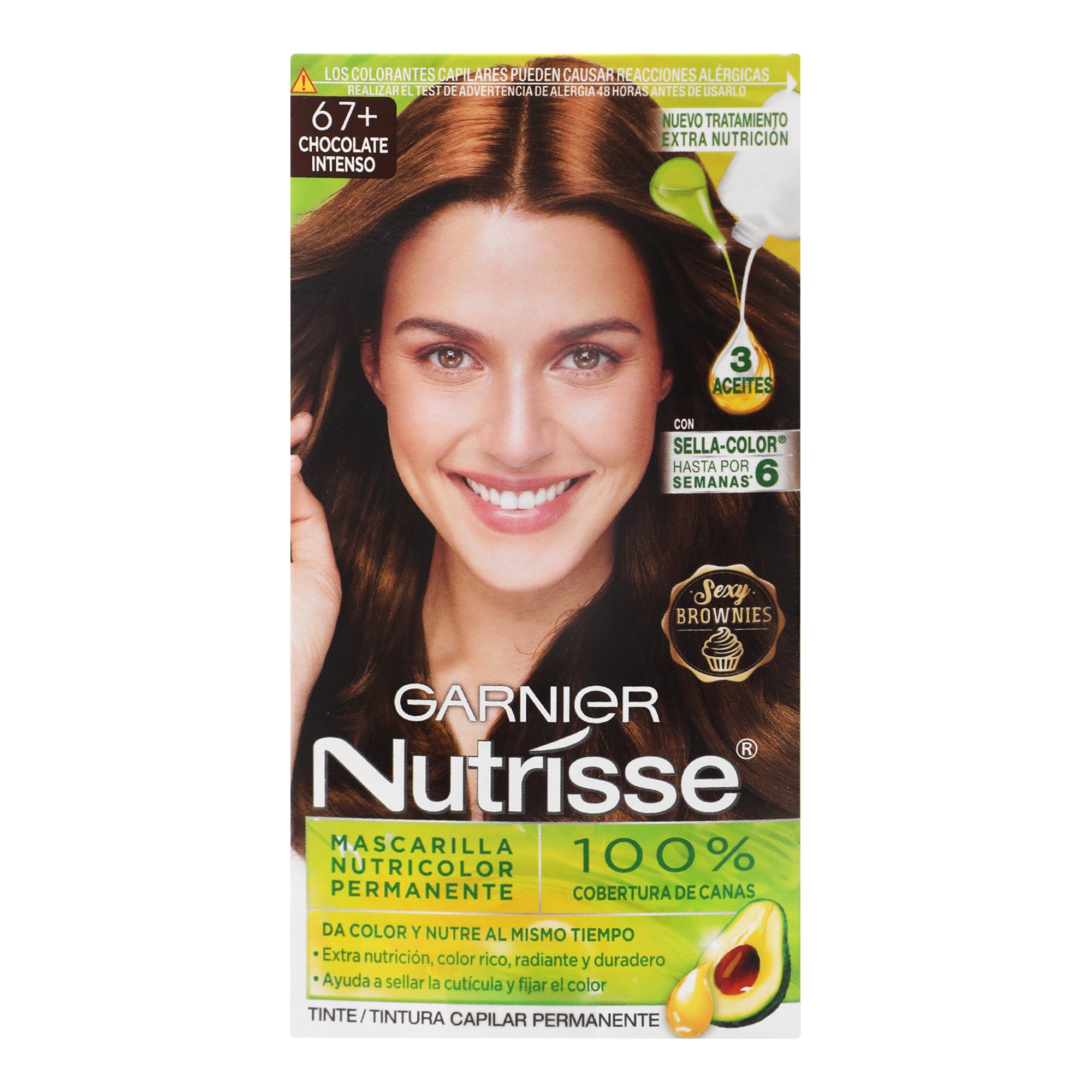 Tinte para Cabello Garnier Nutrisse 67+ Chocolate Intenso | DelSol