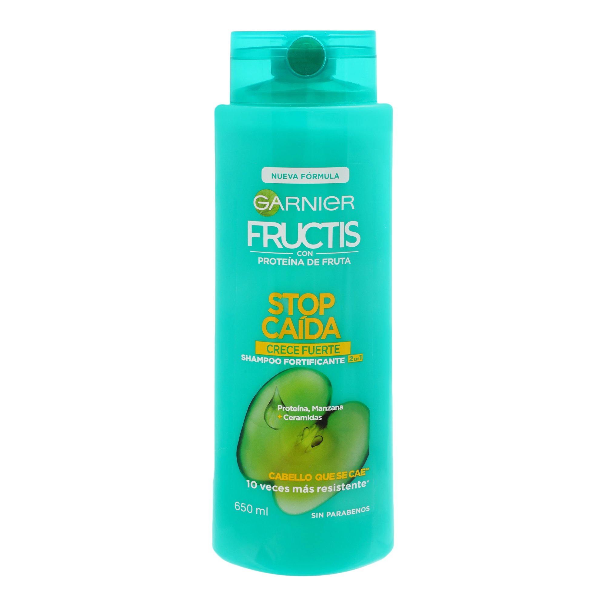 Shampoo 2 en 1 Garnier Fructis Stop Caída Crece Fuerte 650 ml | DelSol