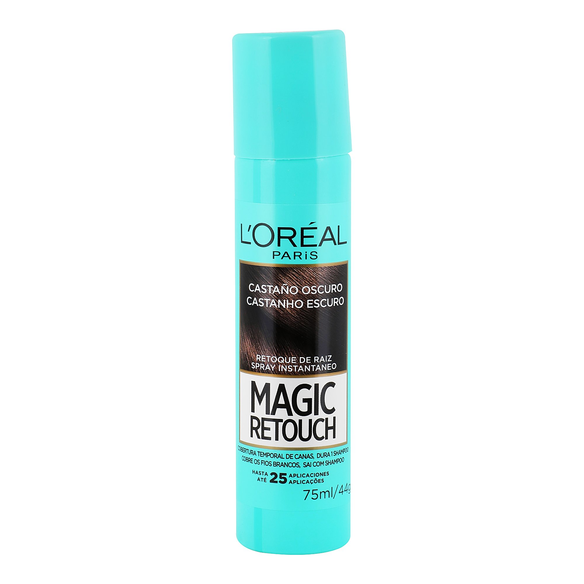 Retocador de Raíz en Spray L'Oreal Magic Retouch Castaño Oscuro 75 ml | DelSol
