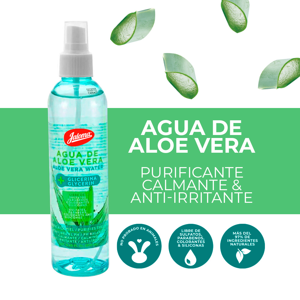 Tónico Facial Jaloma Agua de Aloe Vera 250 ml | DelSol