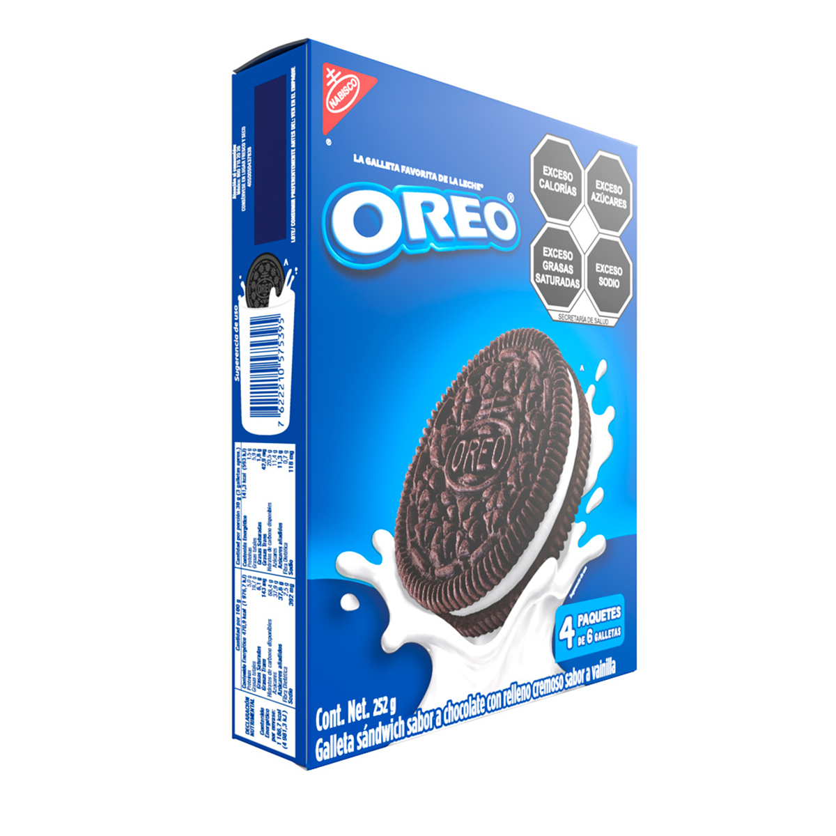 Caja Galleta Oreo 4 Paquetes | DelSol
