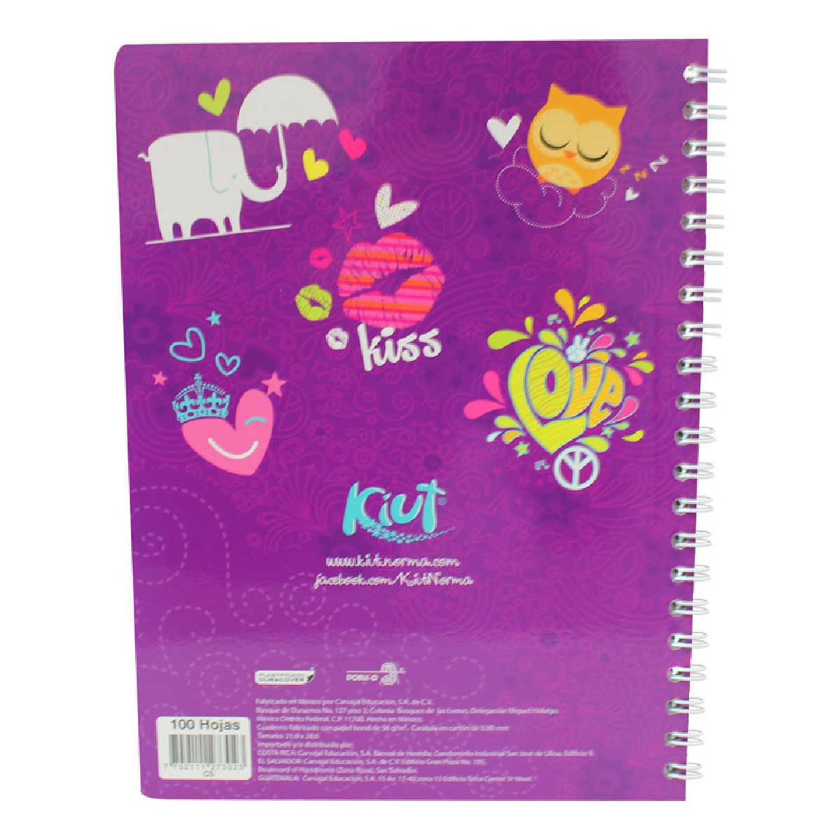 Cuaderno Profesional Norma Kiut Espiral Metálico Raya 100 Hojas | DelSol