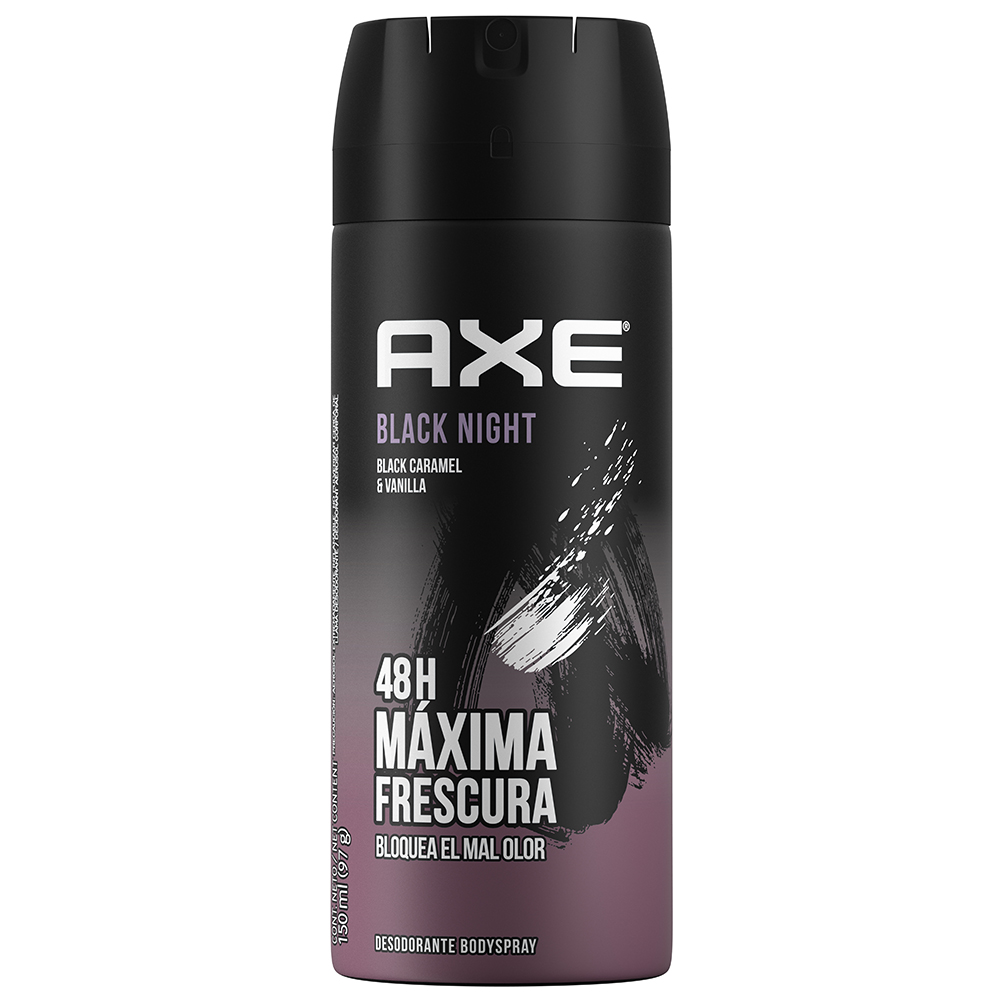 Desodorante en Aerosol Axe Black Night 150 ml | DelSol