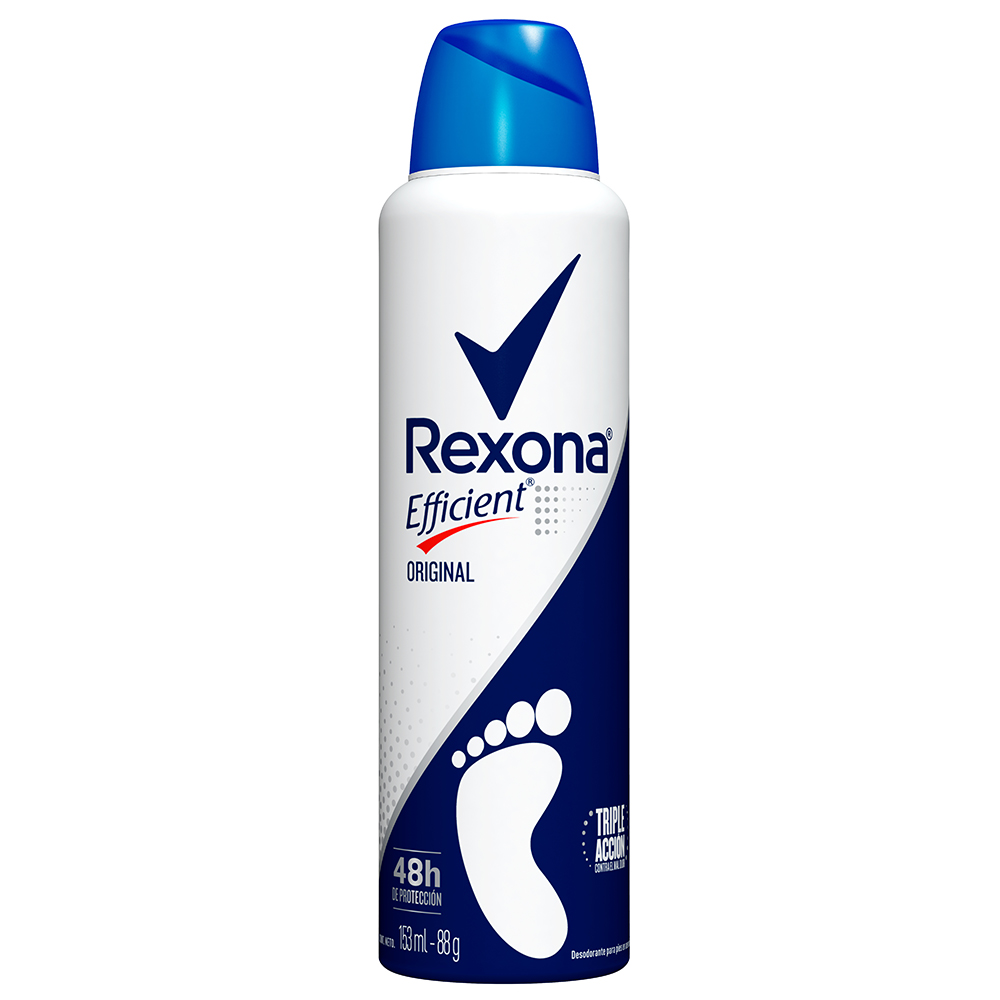 Desodorante en Spray para Pies Rexona Efficient 153 ml | DelSol