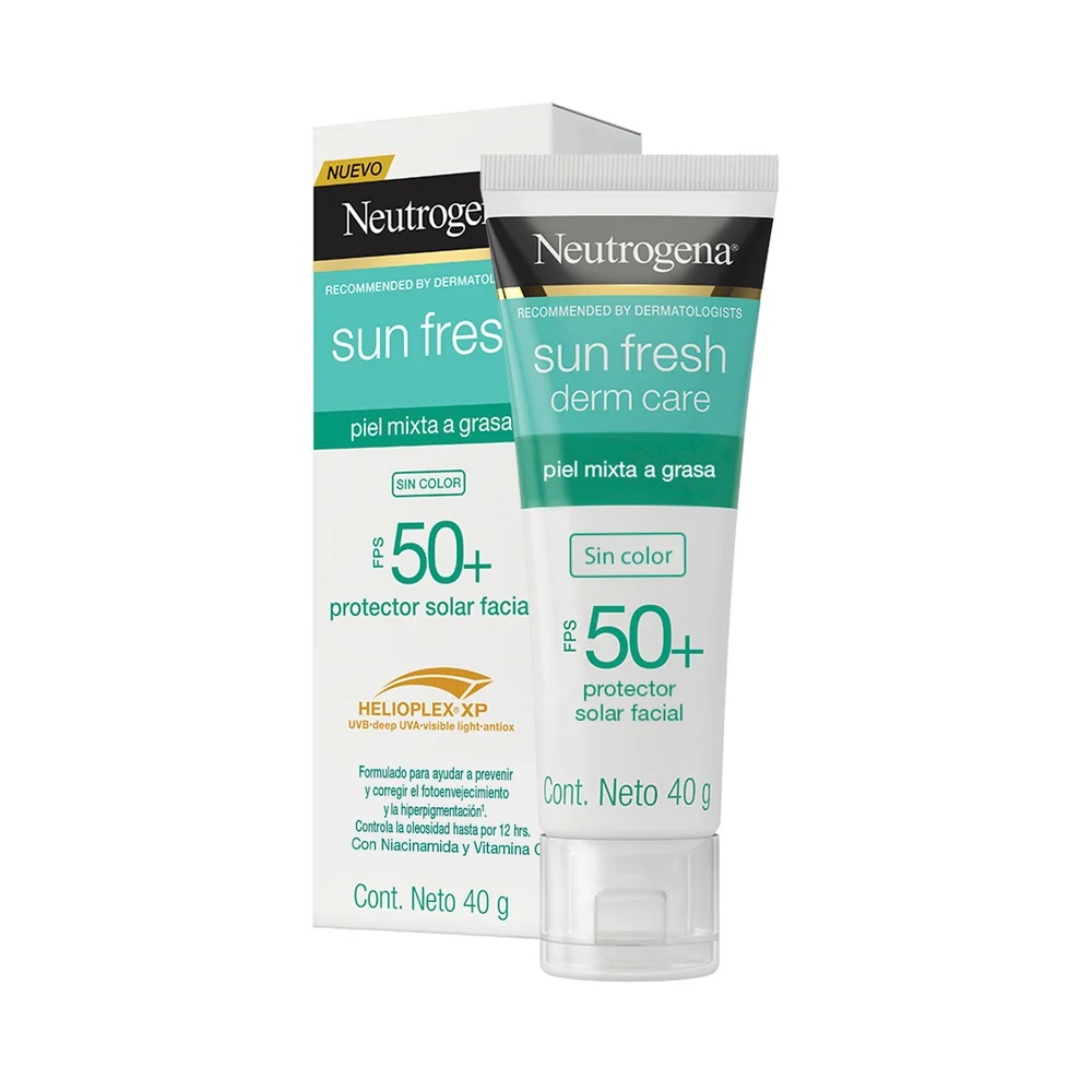 Protector Solar Facial Neutrogena Sun Fresh 50+ 40 g | DelSol
