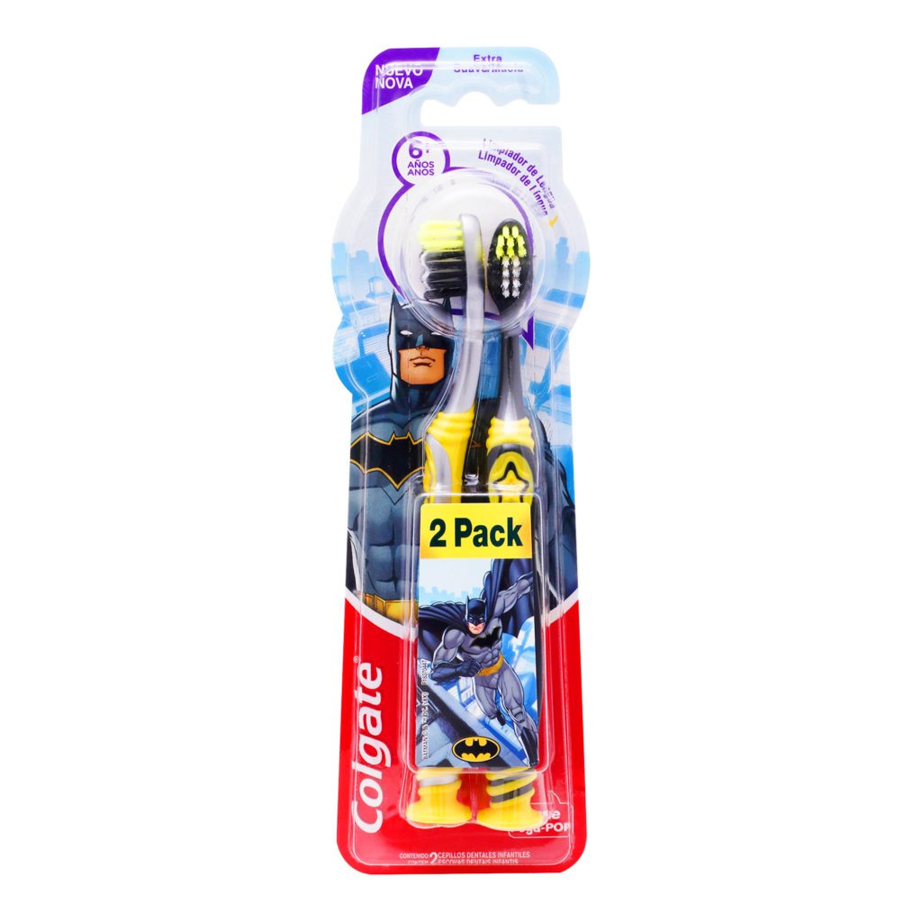 Pack Cepillos Dentales Infantiles Colgate Batman 2 piezas | DelSol
