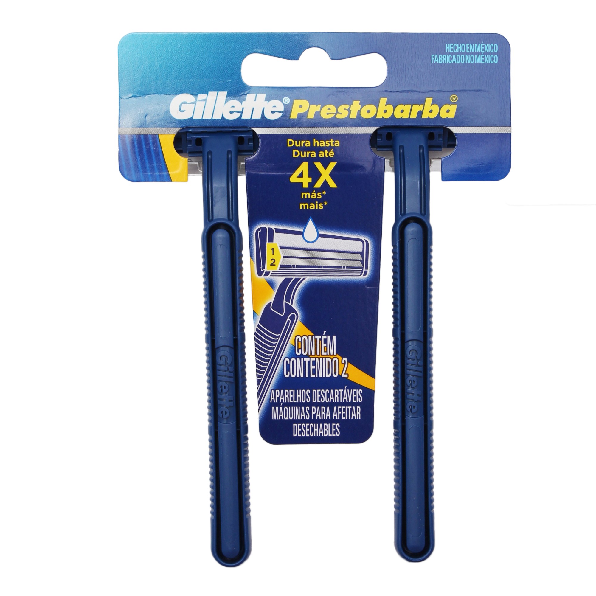 Rastrillos Desechables Gillette Prestobarba 2 Piezas | DelSol
