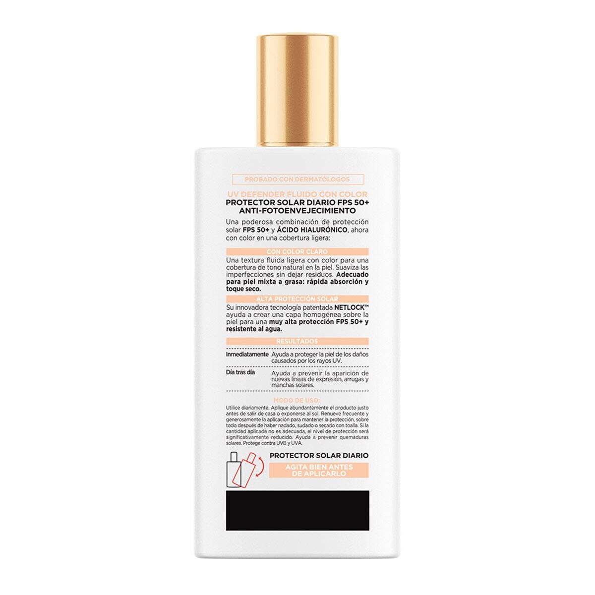 Protector Solar L’Oréal UV Defender Claro FPS 50+ 40 g | DelSol