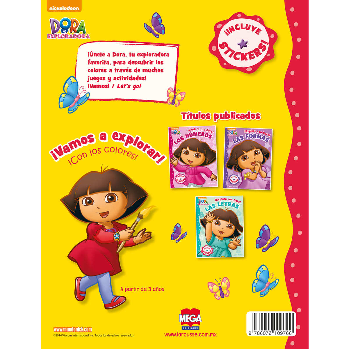 Libro de Actividades Larousse Dora la Exploradora Los Colores | DelSol