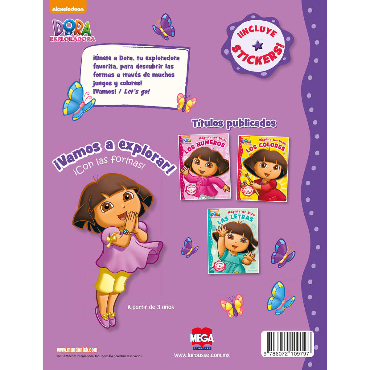 Libro de Actividades Larousse Dora la Exploradora Las Formas | DelSol