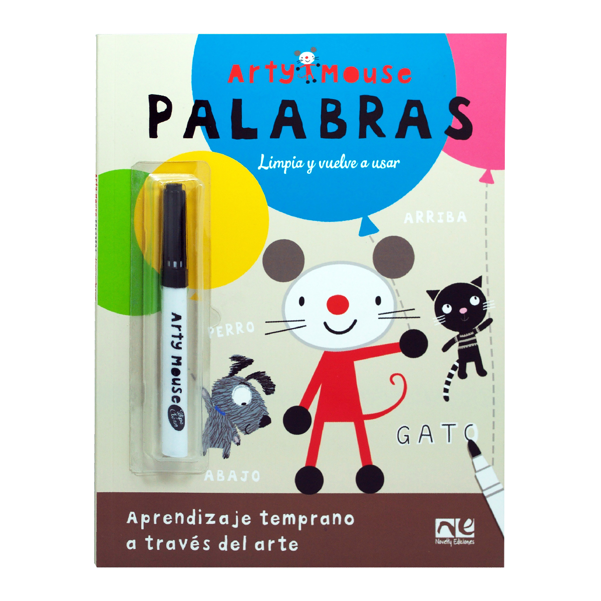 Libro de Palabras Novelty Arty Mouse 24 Hojas | DelSol
