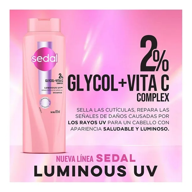 Shampoo Sedal Luminous UV 620 ml | DelSol