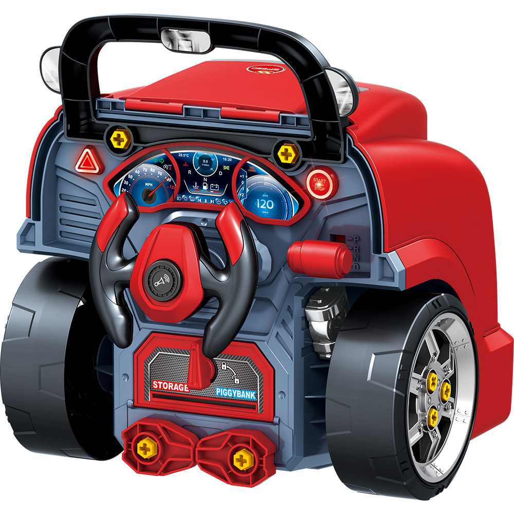 Motor de Piezas Desmontables Speed Limit con Luz y Sonido Rojo | DelSol