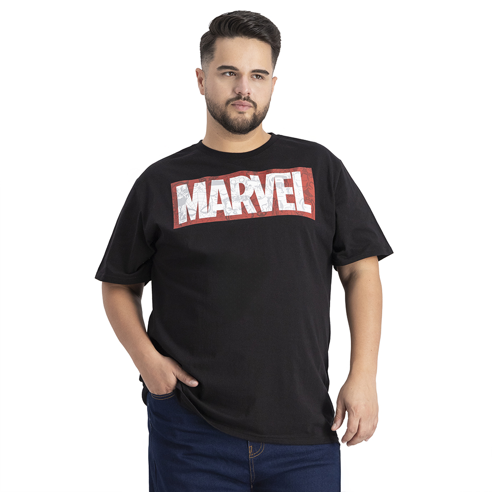 Playera Marvel Hombre Con Leyenda Frontal | DelSol