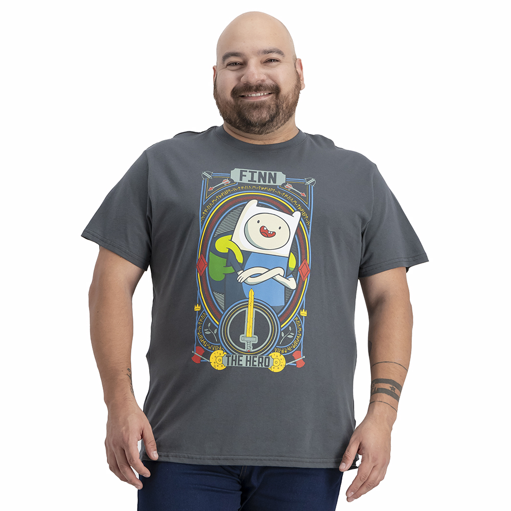 Playera Warner Hombre Finn The Hero | DelSol
