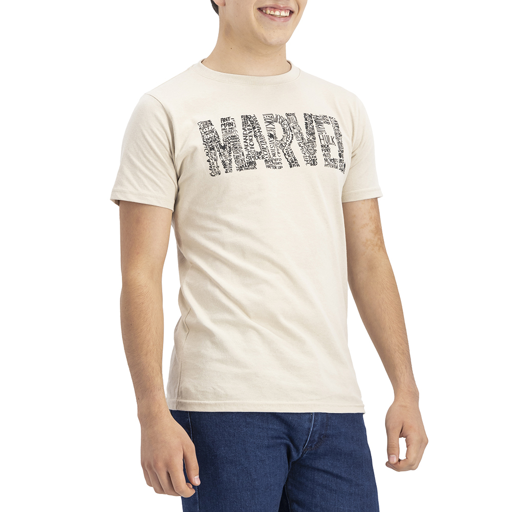 Playera Marvel Hombre Juvenil Leyenda En Pecho | DelSol
