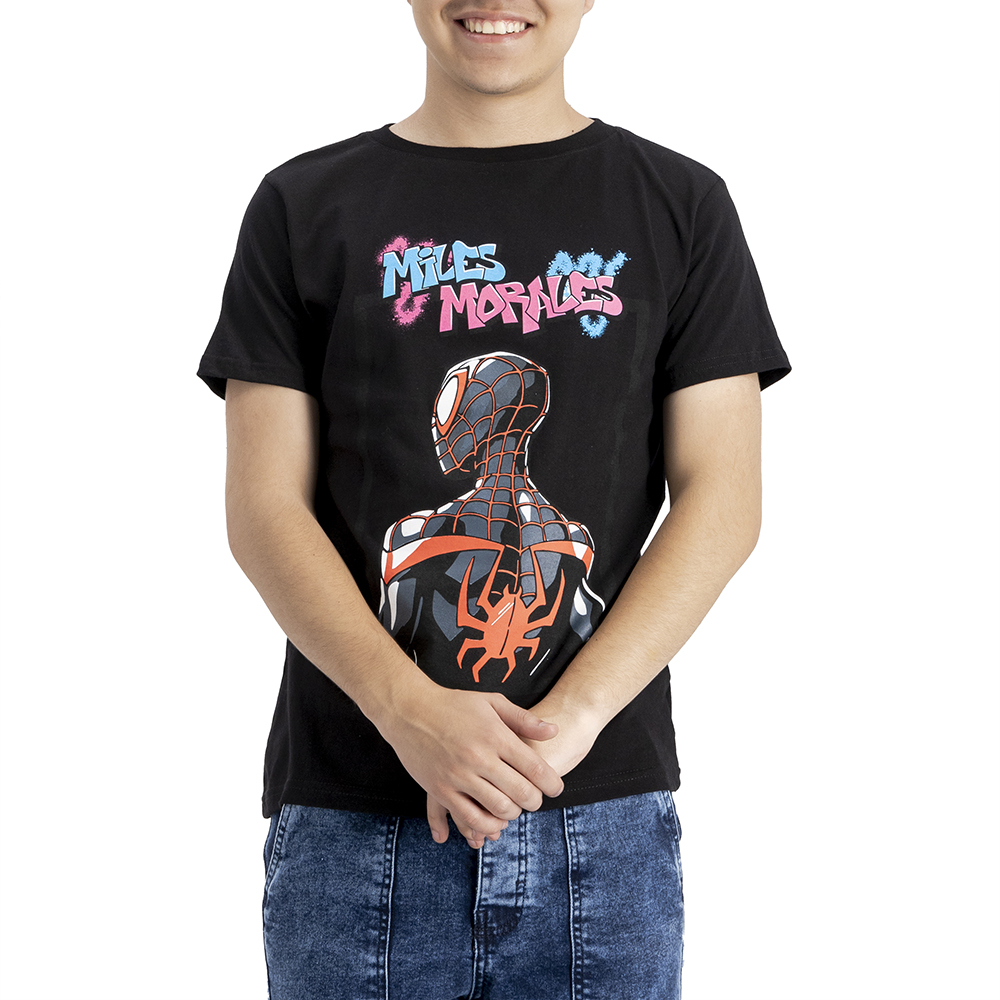 Playera Marvel Hombre Juvenil Miles Morales | DelSol