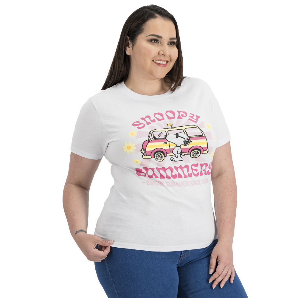 Playera Peanuts Mujer Snoopy Summers | DelSol