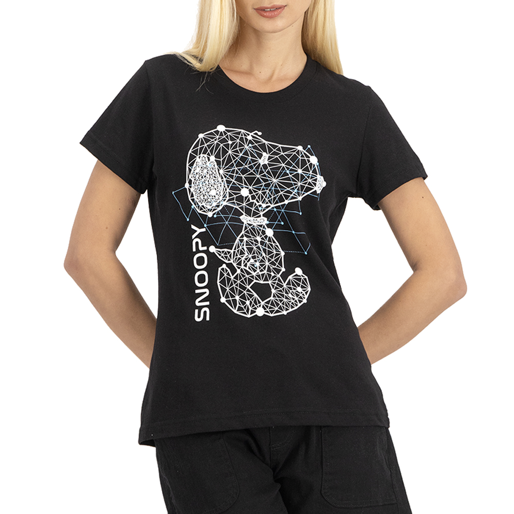 Playera Peanuts Mujer Diseño Snoopy Lineal | DelSol