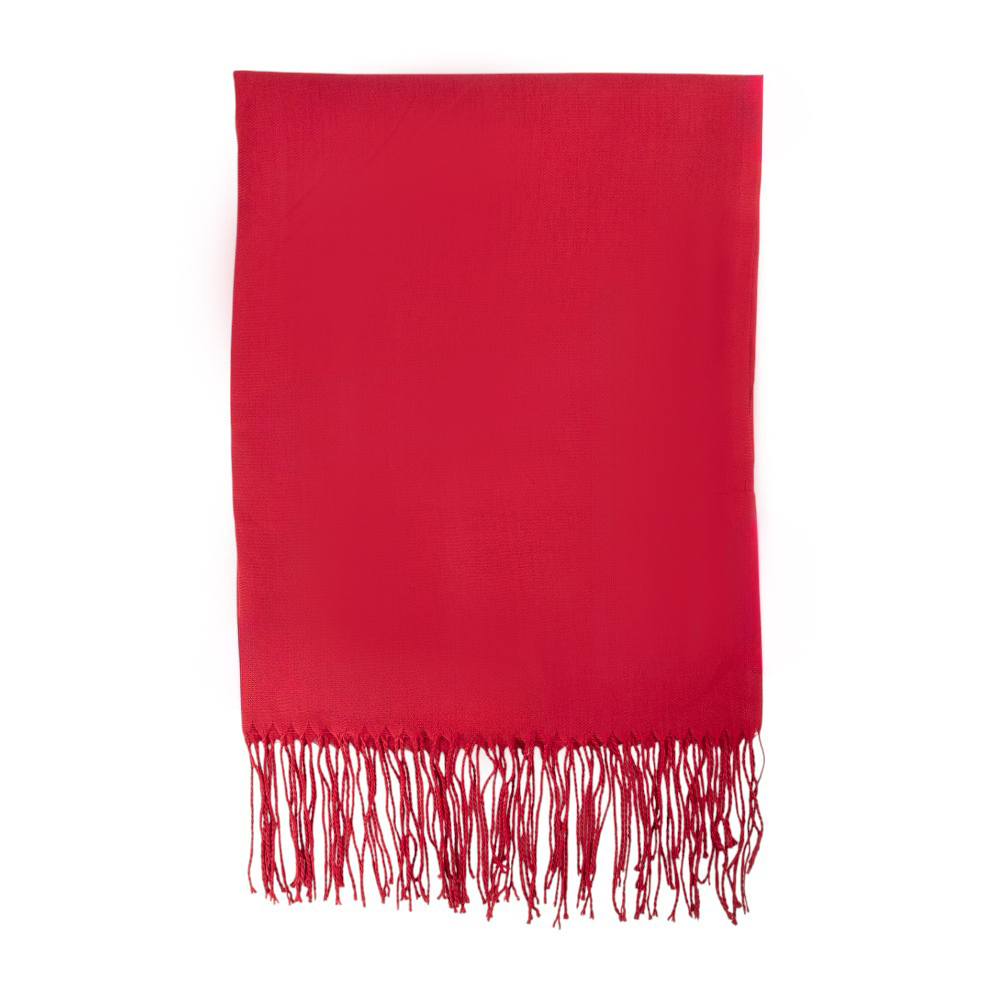 Bufanda Mxstaza Mujer Con Diseño Liso Crimson | DelSol