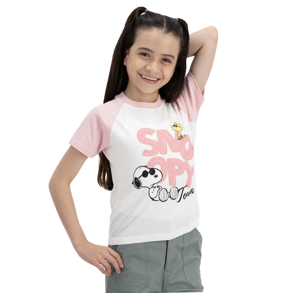 Playera Peanuts Mujer Diseño Frontal Snoopy Y Woodstock | DelSol
