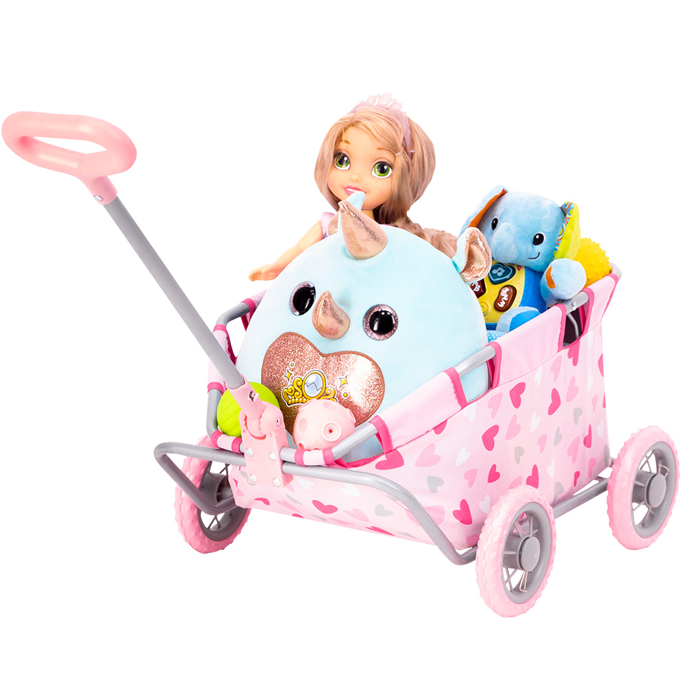 Carrito para Juguetes Baby Active Rosa | DelSol