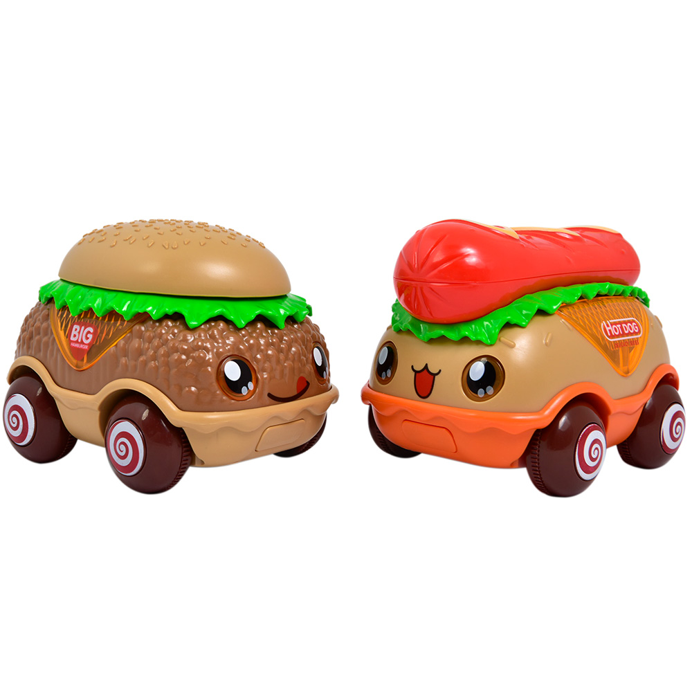 Carritos de Hamburguesa y Hot Dog Baby Active con Luz y Sonido 2 Piezas ...