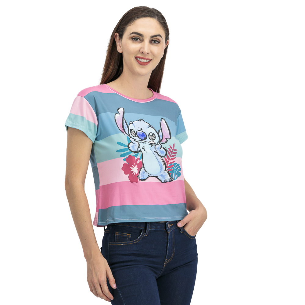 Playera Mujer Juvenil Disney Con Estampado Frontal | DelSol