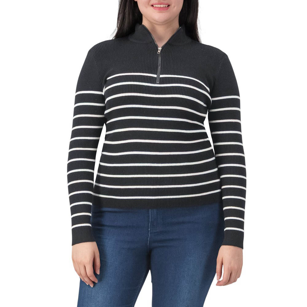 Suéter Mxstaza Mujer Zipper En Cuello | DelSol
