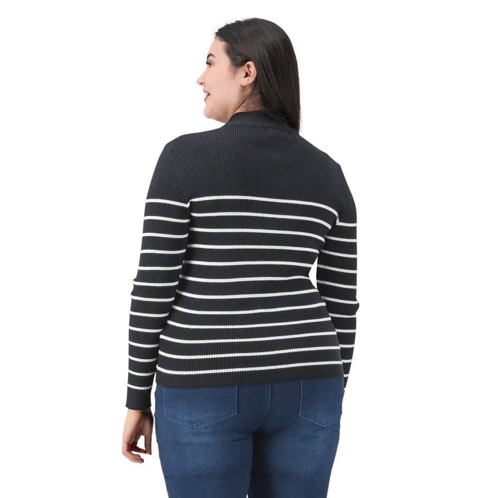 Suéter Mxstaza Mujer Zipper En Cuello | DelSol