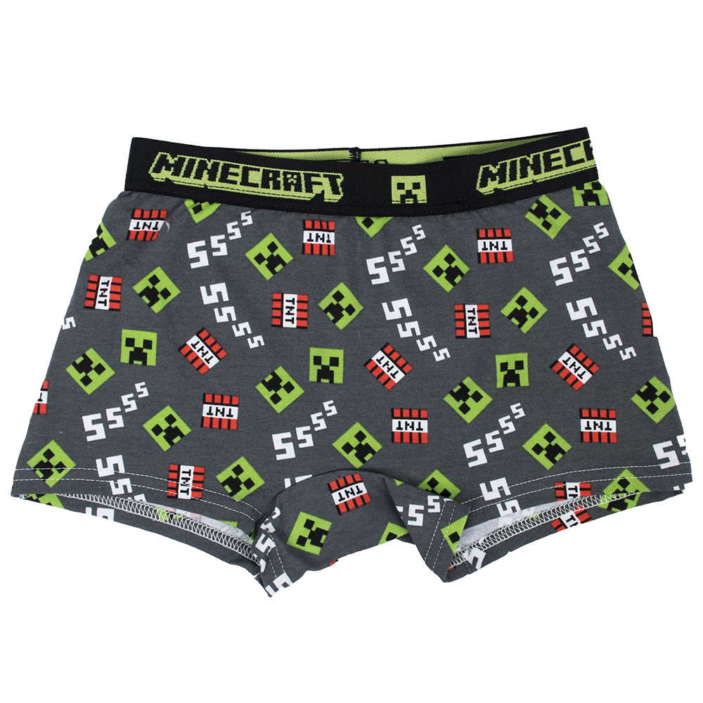 3 Pack De Boxers Minecraft Niño Diseño Full Print | DelSol