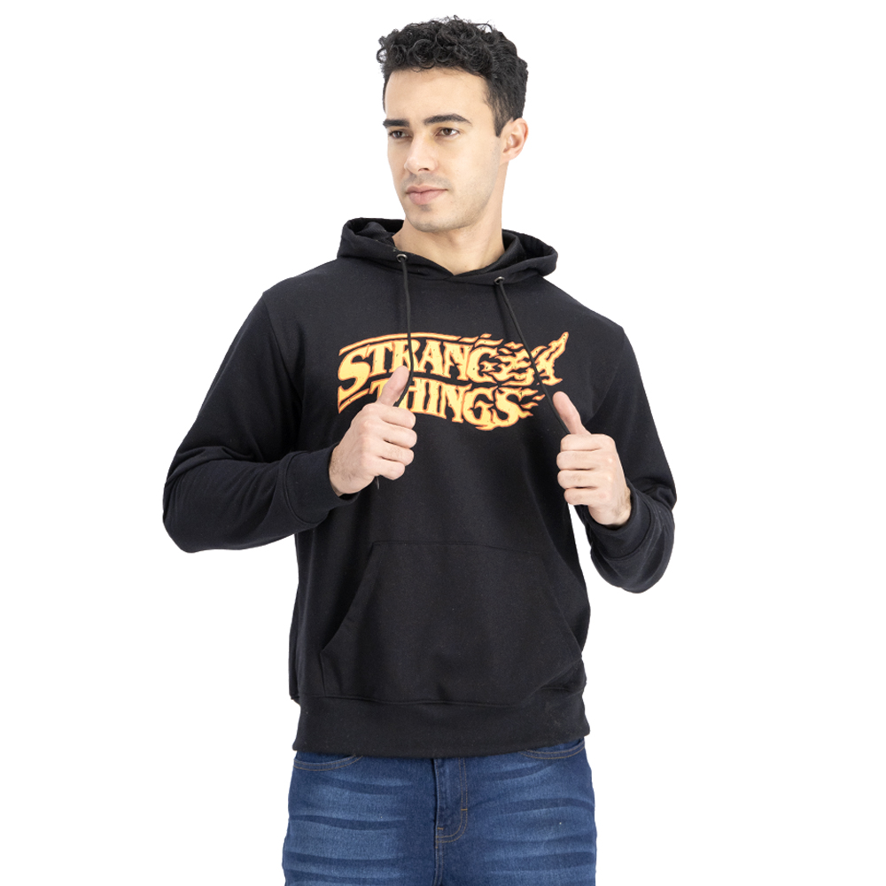 Sudadera Stranger Things Hombre Estampado Frontal | DelSol