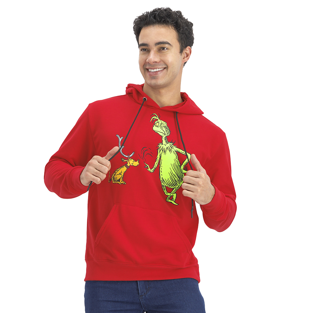 Sudadera Grinch Hombre Con Estampado Frontal | DelSol