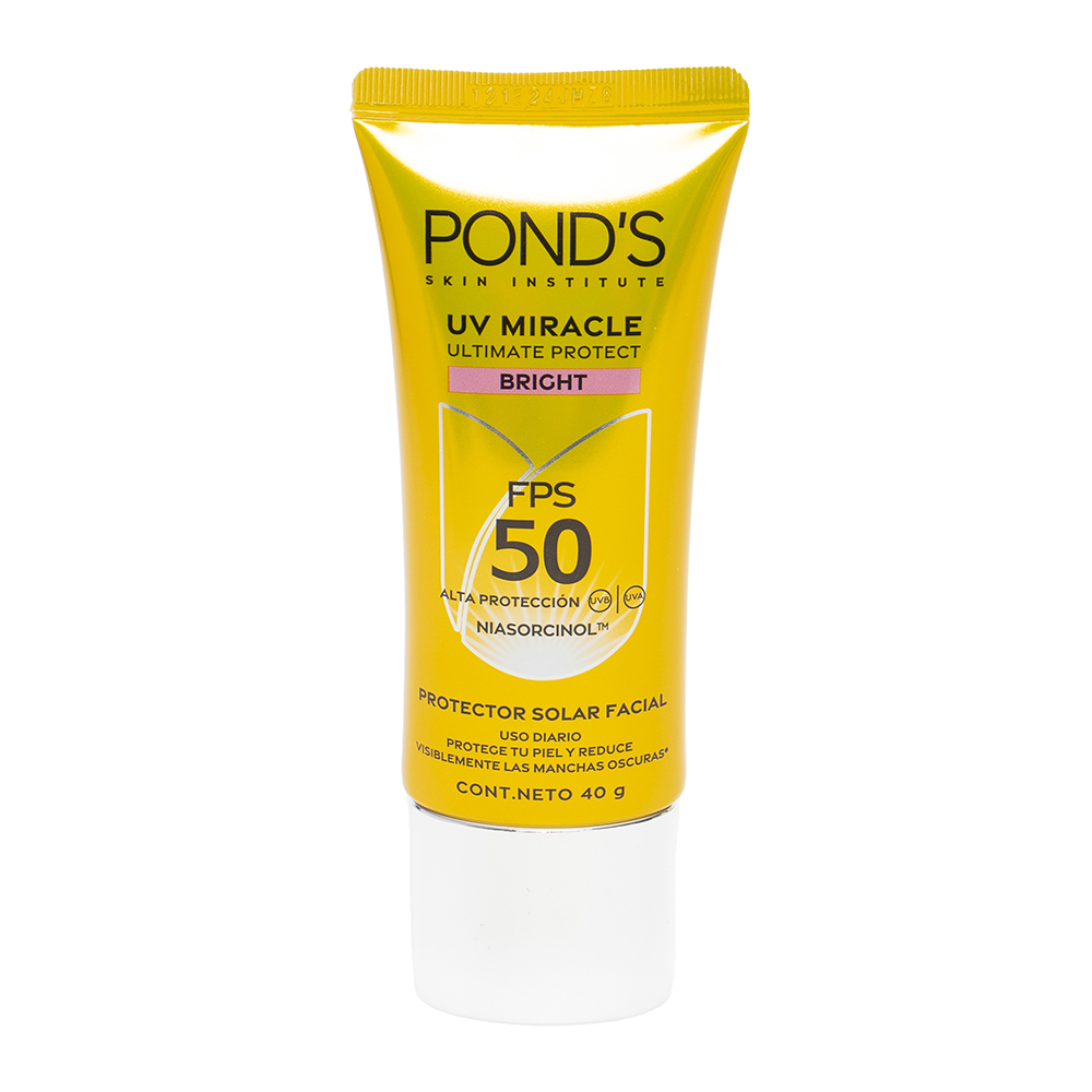 Protector Solar Facial Pond's UV Miracle Bright FPS 50 40 g | DelSol