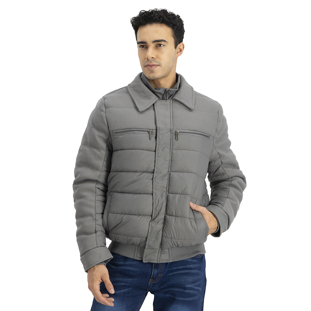 Chamarra Capitonada Hummo Hombre Bolsas En Pecho | DelSol