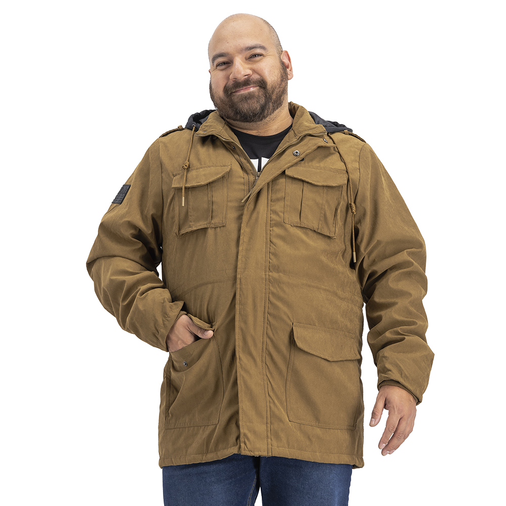 Chamarra Tipo Cazadora Hummo Hombre Con Capucha | DelSol