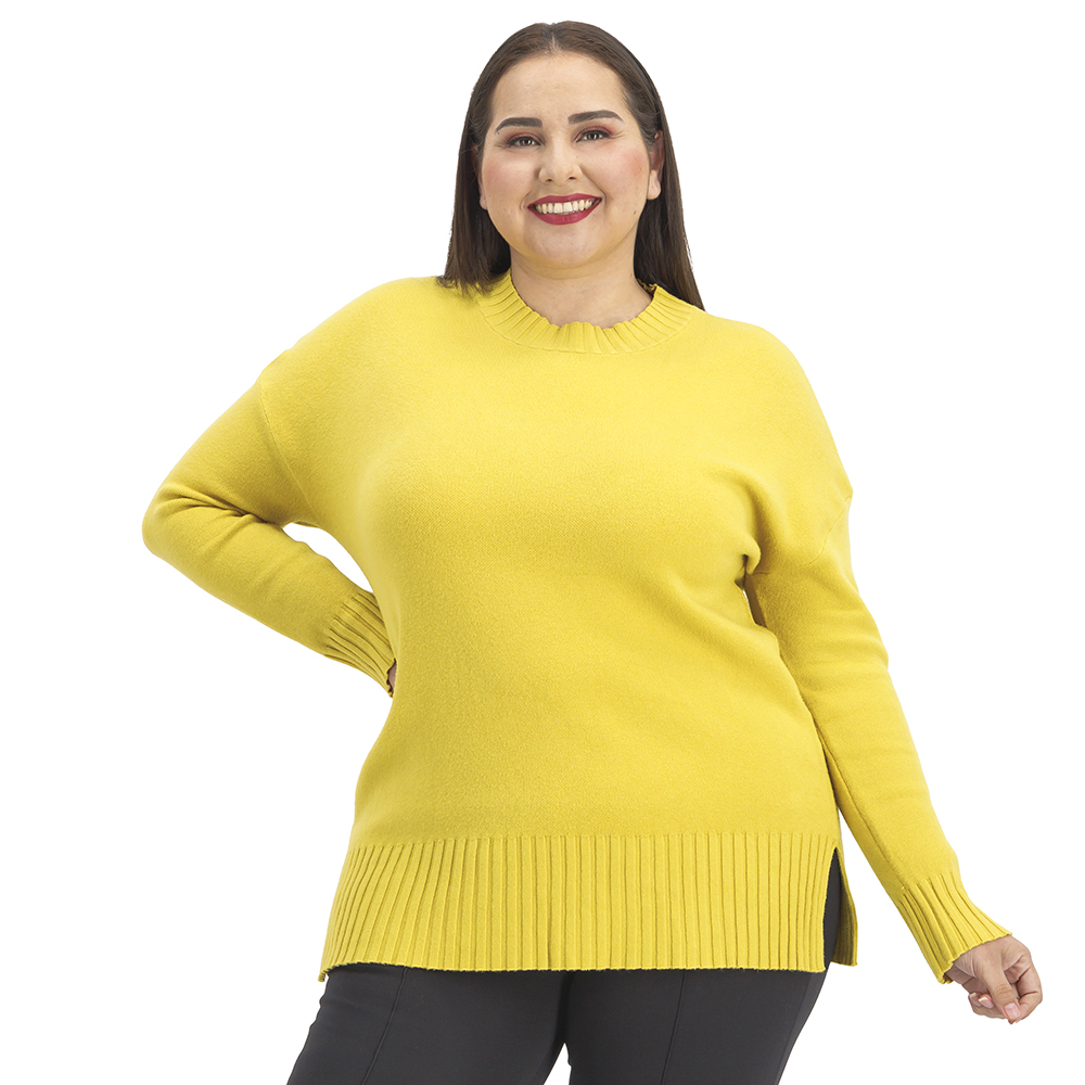 Suéter Mujer Cuello Redondo Alto Mxstaza | DelSol