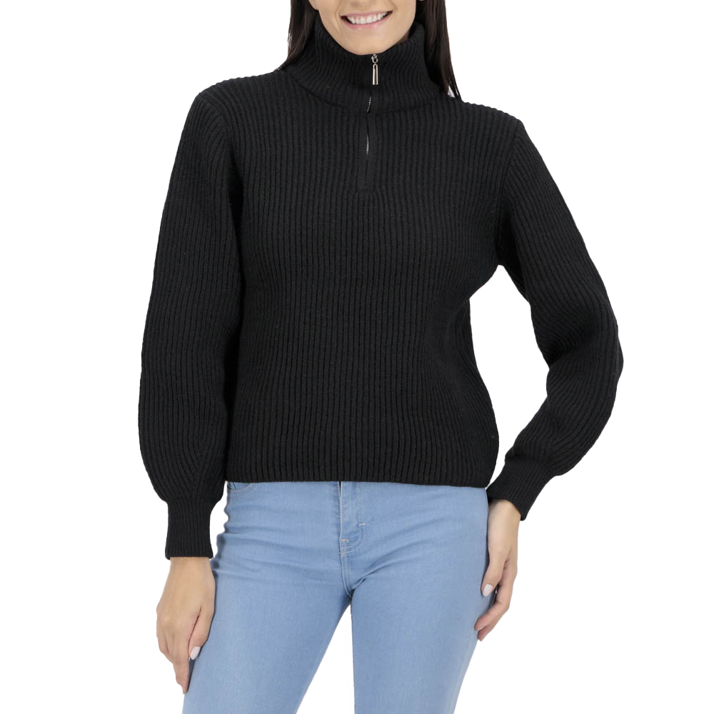 Suéter Mujer Con Zipper Mxstaza | DelSol
