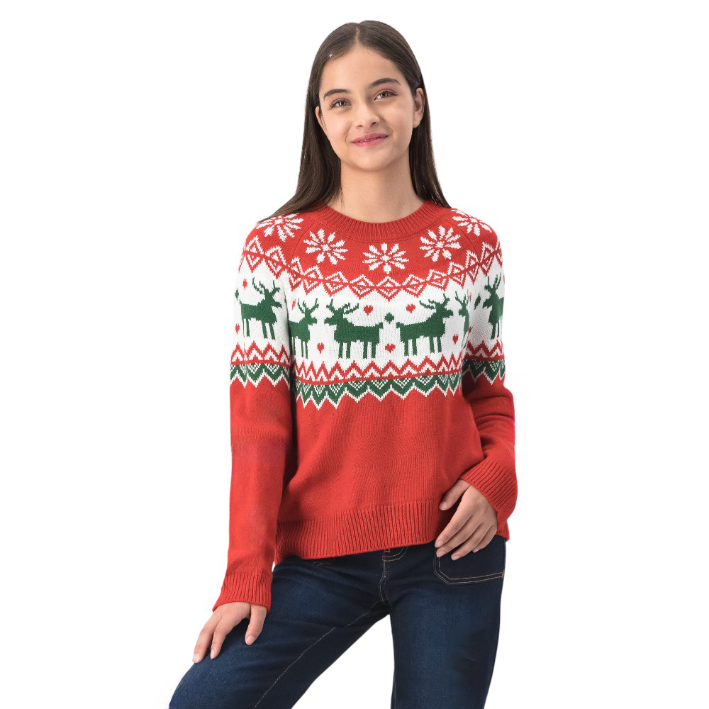 Suéter Red Sky Mujer Tejido Navideño | DelSol