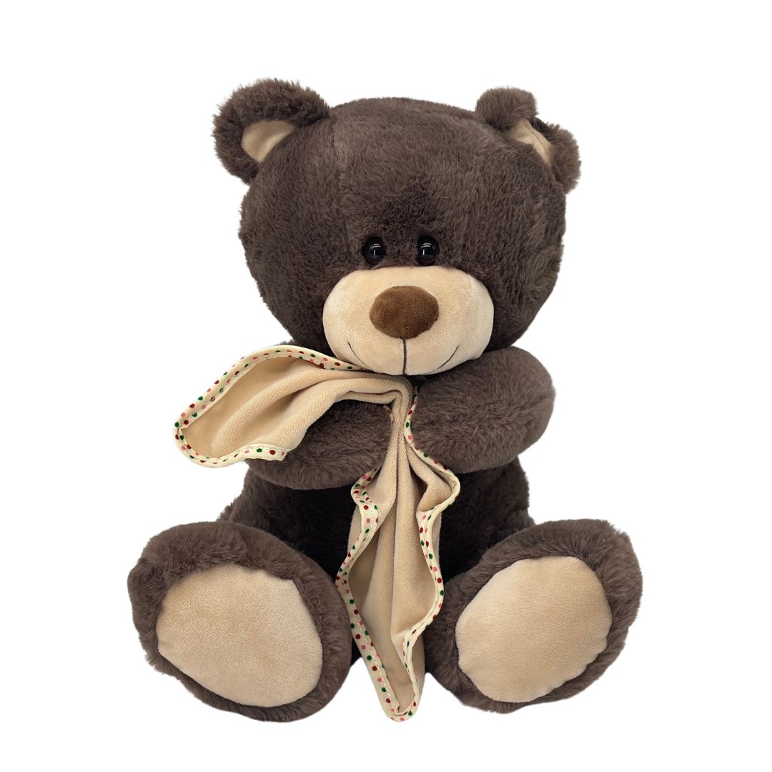 Peluche de Oso Pelusos Café 30 cm | DelSol
