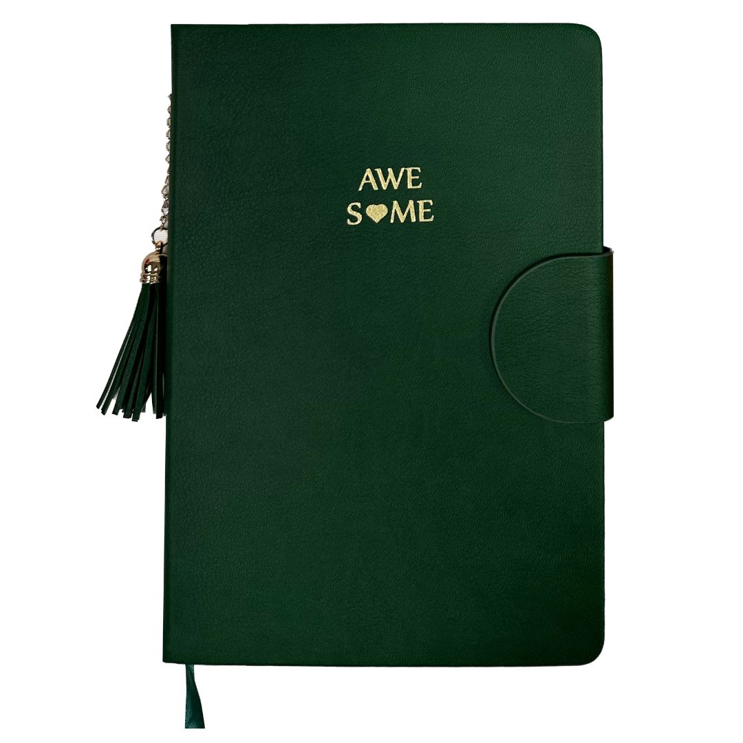 Libreta A5 Magic Line Verde Oscuro Awe Some 60 hojas | DelSol