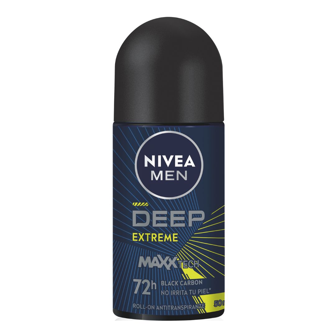 Antitranspirante Roll-On Nivea Men Deep Extreme Maxx Tech 50 ml | DelSol