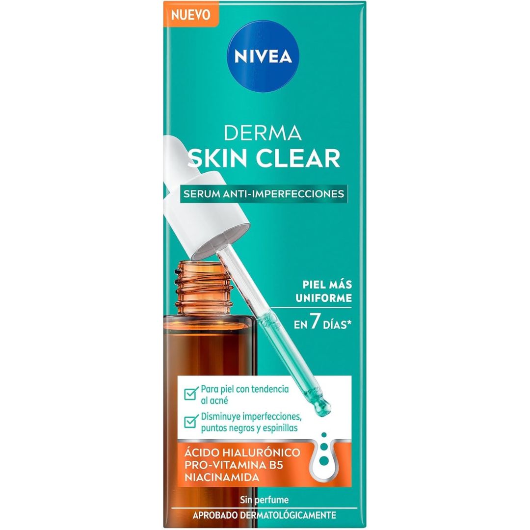 Sérum Facial Nivea Derma Skin Clear Anti-Imperfecciones 30 ml | DelSol