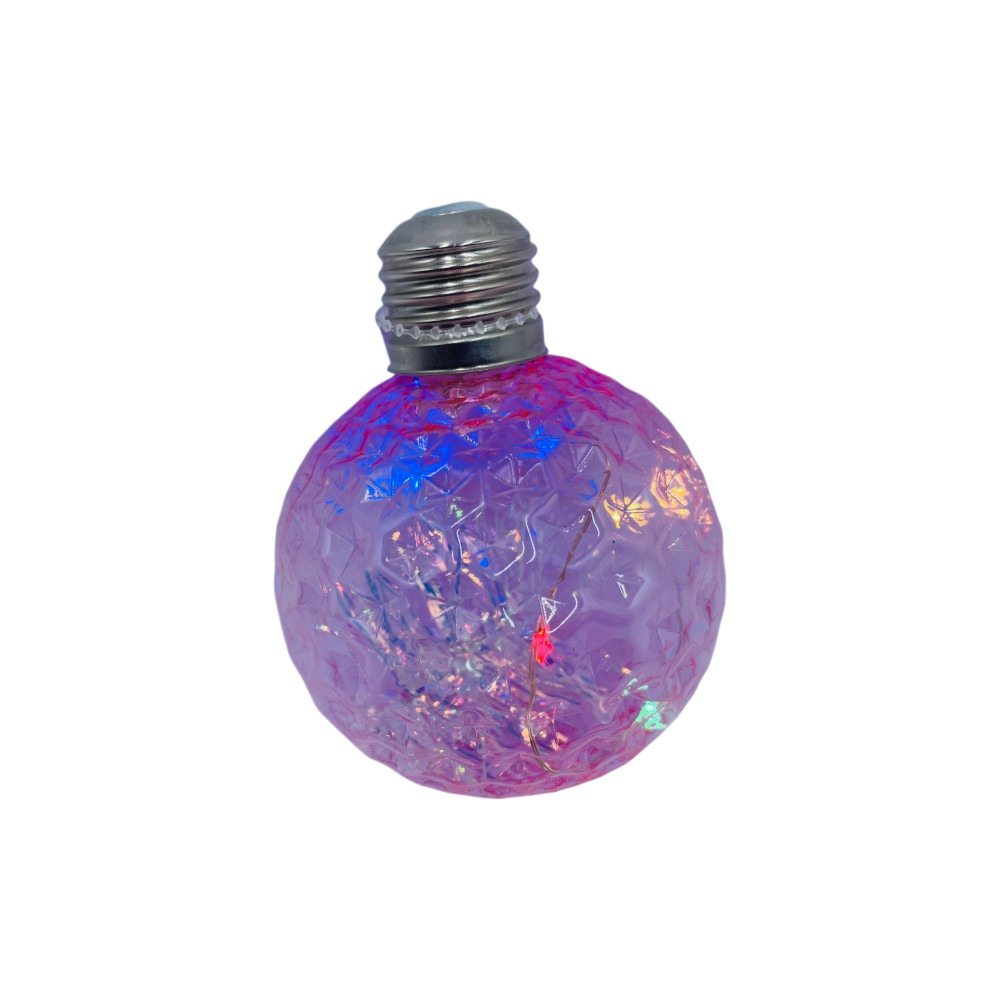 Esfera con Luz Led Festinav 8 cm Rosa | DelSol