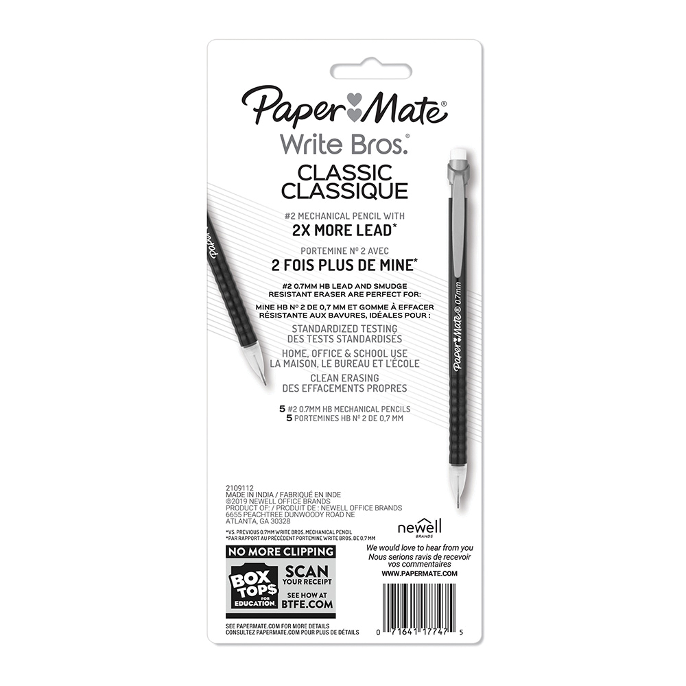 Lapiceros Paper Mate Write Bros Punto Fino Multicolor 5 Piezas | DelSol