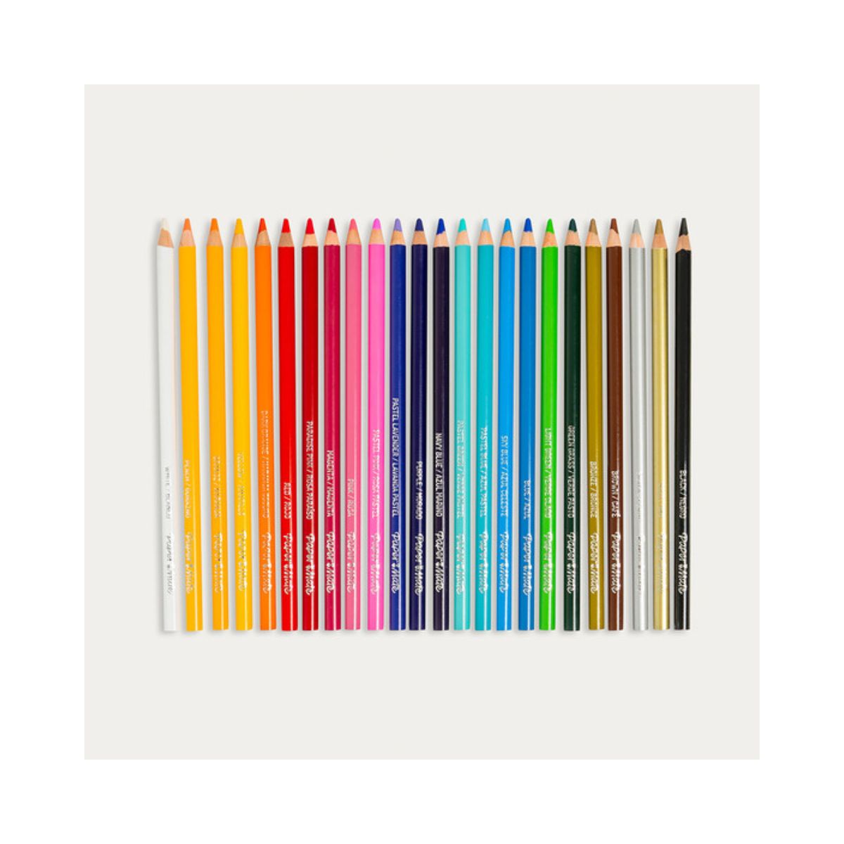 Lápices De Colores Paper Mate Unipunta Y Doble Punta Multicolor 36 ...